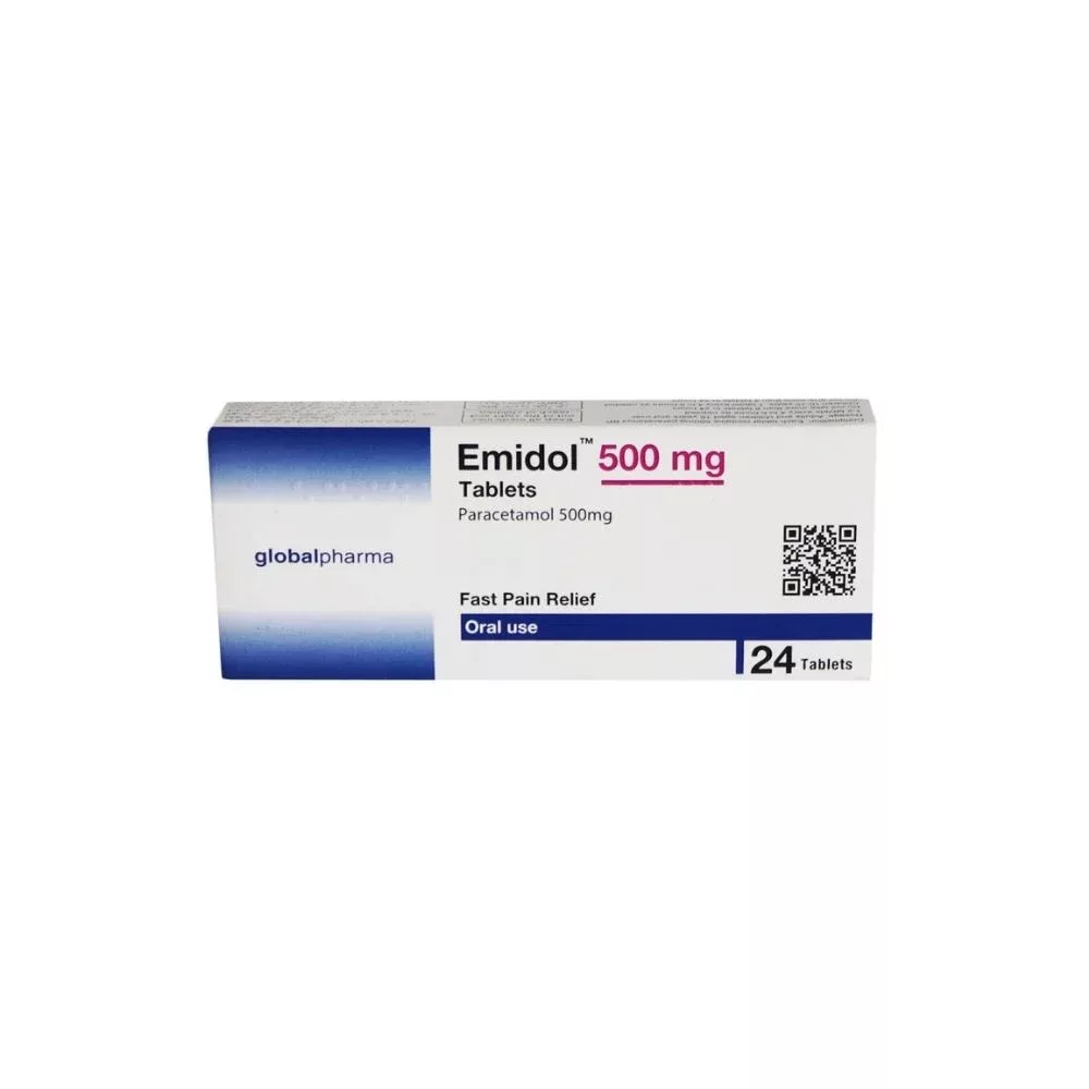 EMIDOL 500MG TABS 24S - Al Thiqa Pharmacy