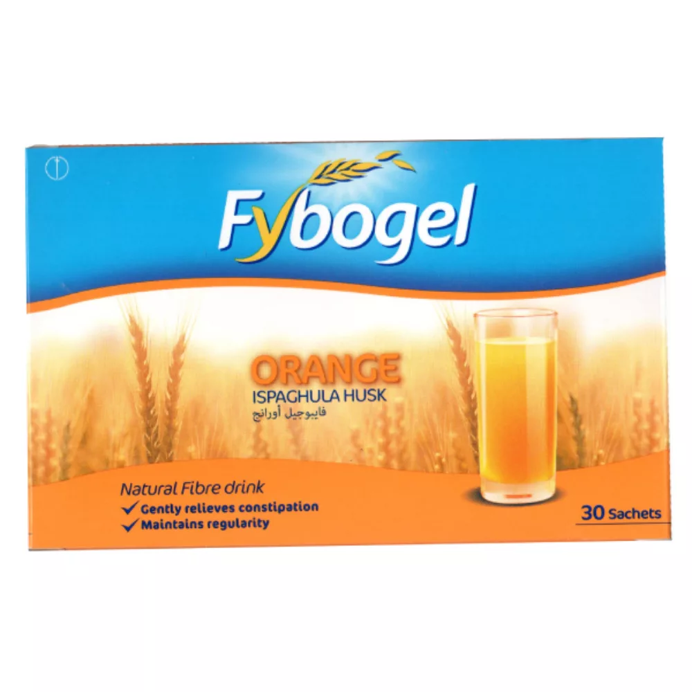 FYBOGEL ORANGE 30 SACHETS - Al Thiqa Pharmacy