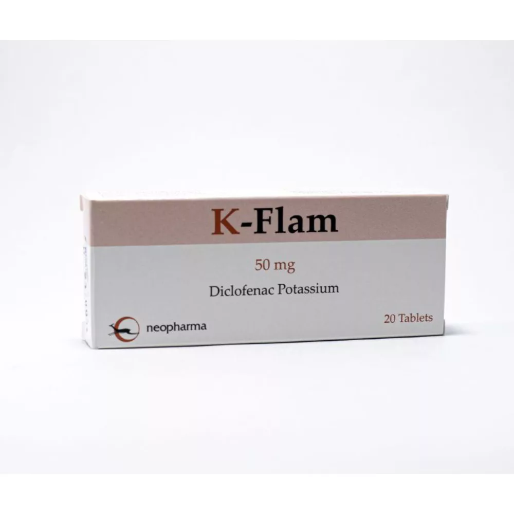 K-FLAM TABLET 50MG 20S - Al Thiqa Pharmacy