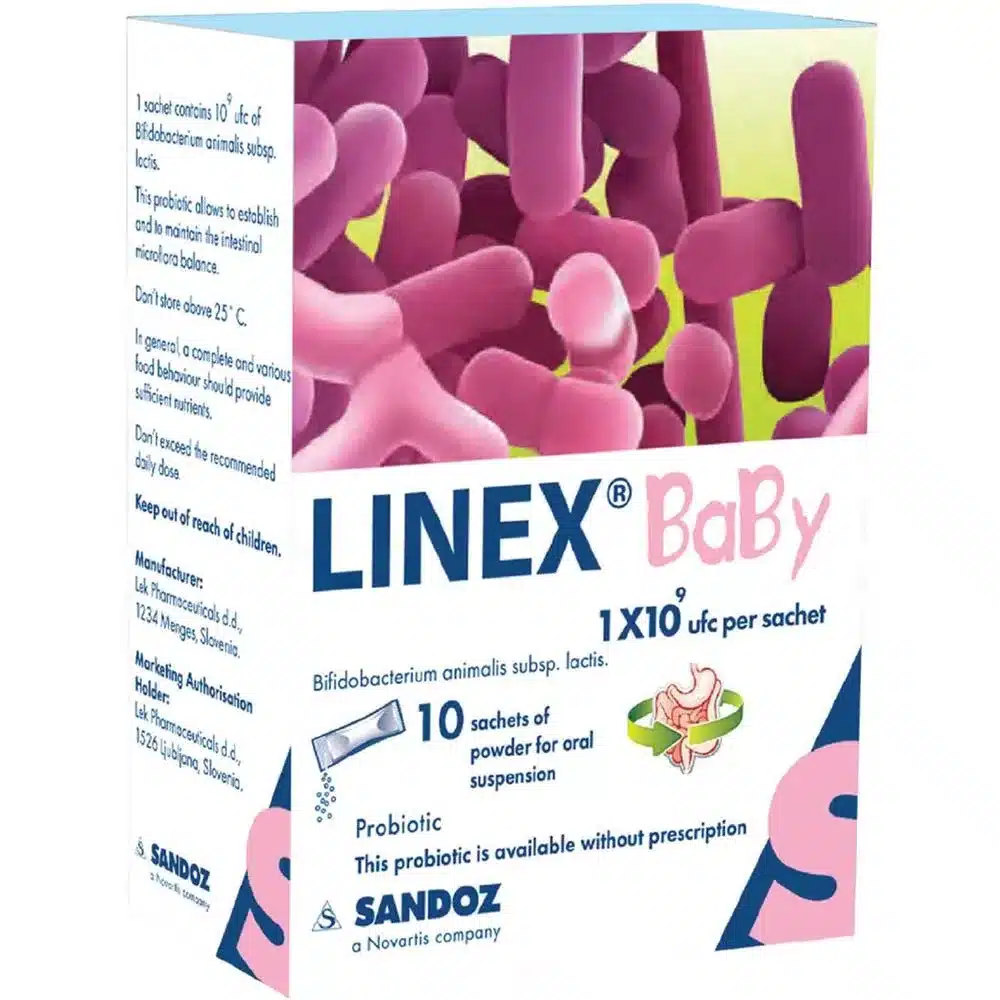 LINEX BABY 100MG P.F.O.A SACHET 10S - Al Thiqa Pharmacy