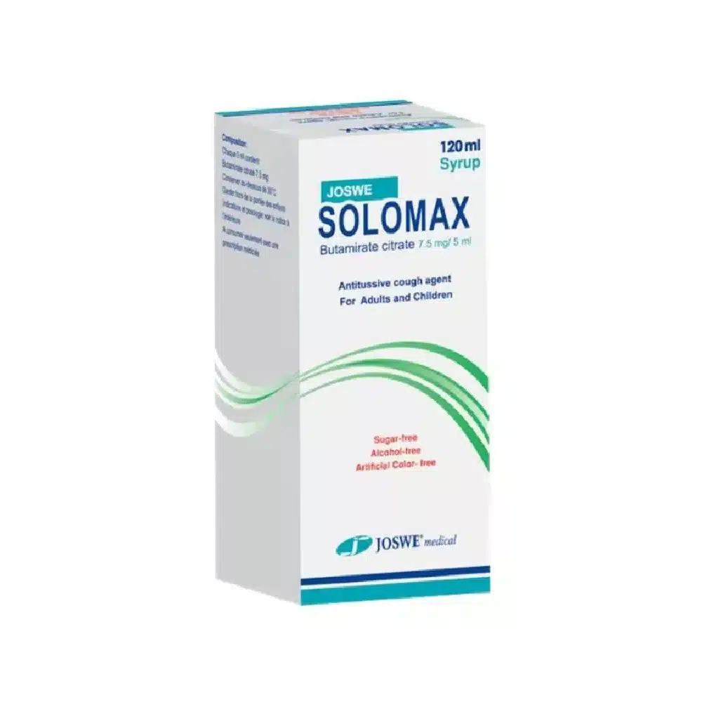SOLOMAX ORAL SYRUP 120ML - Al Thiqa Pharmacy