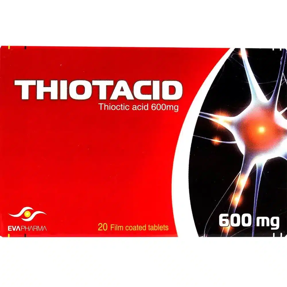 THIOTACID 600 MG 20'S - Al Thiqa Pharmacy