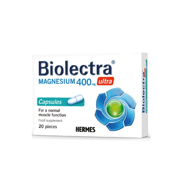 BIOLECTRA MAGNESIUM 400MG ULTRA 400 MG 20S - Al Thiqa Pharmacy