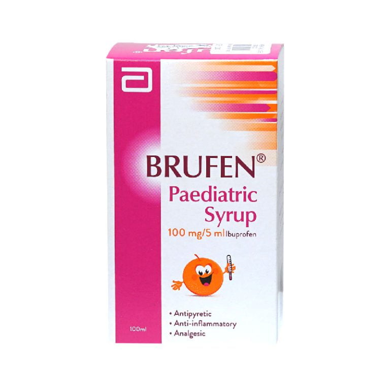 BRUFEN 100 MG 5ML 100ML PLASTIC BOTTLE - Al Thiqa Pharmacy