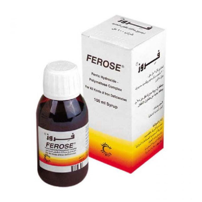 FEROSE 50MG 5ML 100ML SYRUP - Al Thiqa Pharmacy