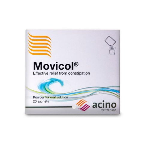 MOVICOL 20 SACHETS GRANULES FOR ORAL SUSPENSION - Al Thiqa Pharmacy