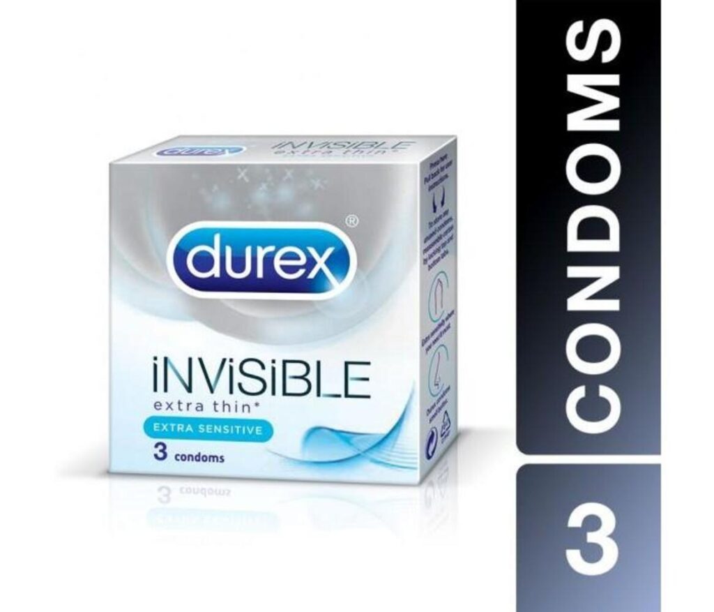 Durex Invisible Extra Thin Lubricated Condoms - Al Thiqa Pharmacy