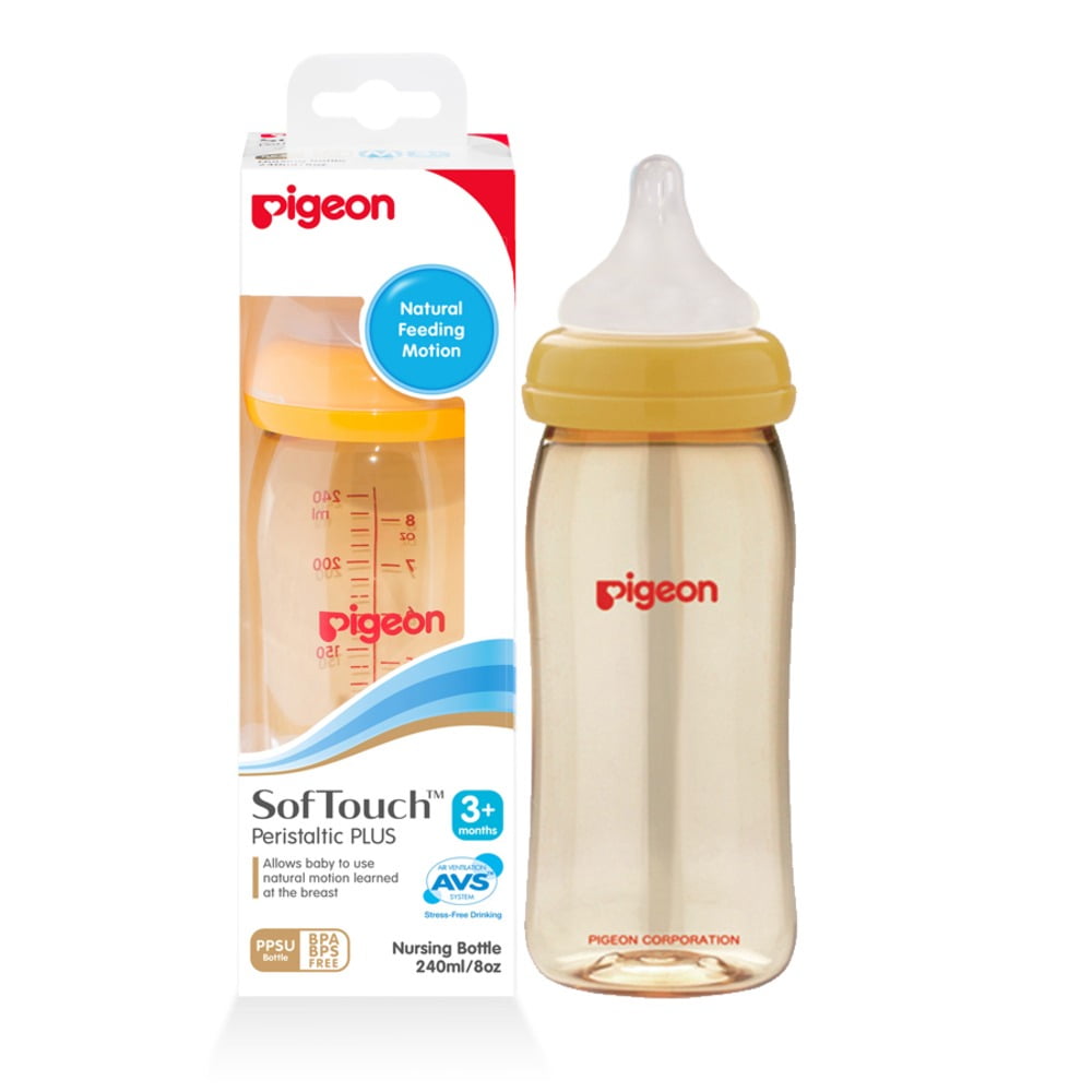 Pigeon Peristaltic Plus 240ml Nursing Bottle - Al Thiqa Pharmacy