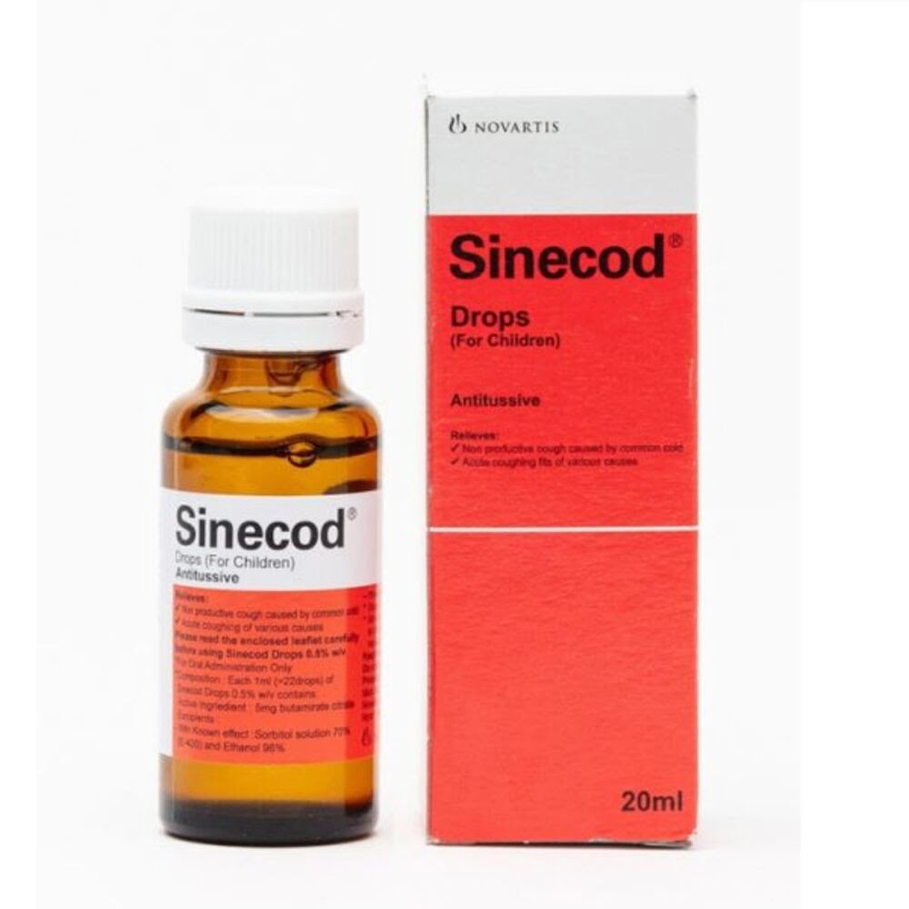 Sinecod Drops 20ml - Al Thiqa Pharmacy