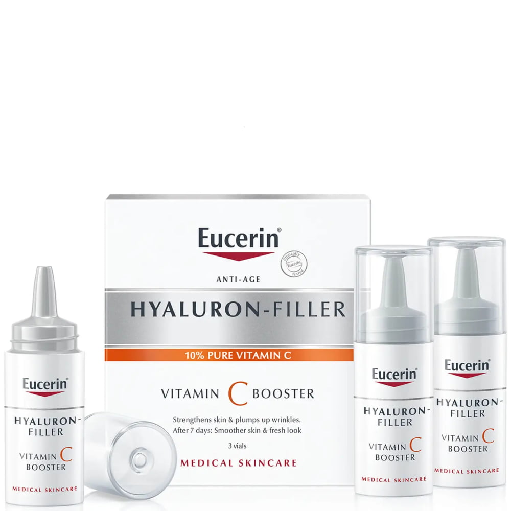 Eucerin Hyaluron-Filler Vitamin C Booster 3 Vials - Al Thiqa Pharmacy