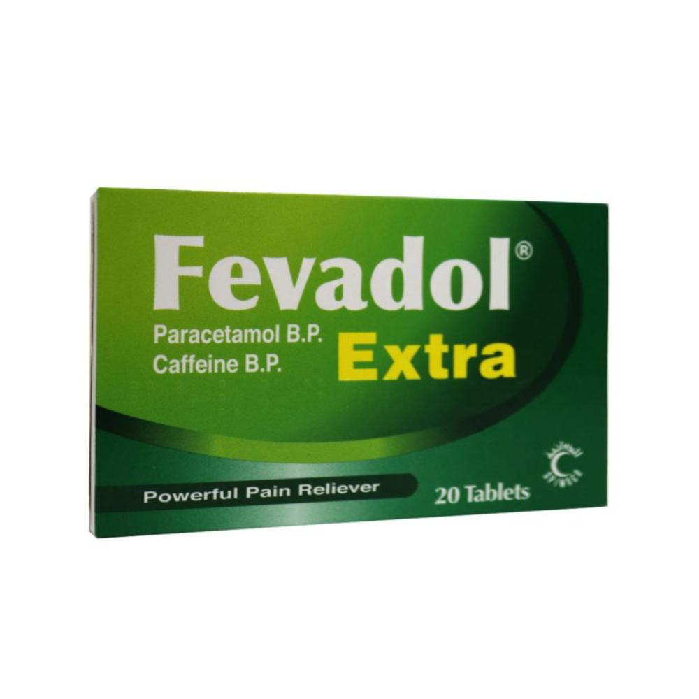 FEVADOL EXTRA 500/65MG TABS 20S - Al Thiqa Pharmacy