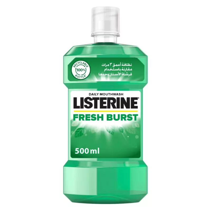 LISTERINE FRESH BURST 500ML - Al Thiqa Pharmacy